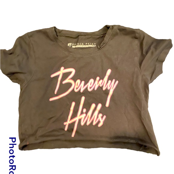 Prince Peter Collection | Shirts & Tops | Cropped Beverly Hills Tshirt ...